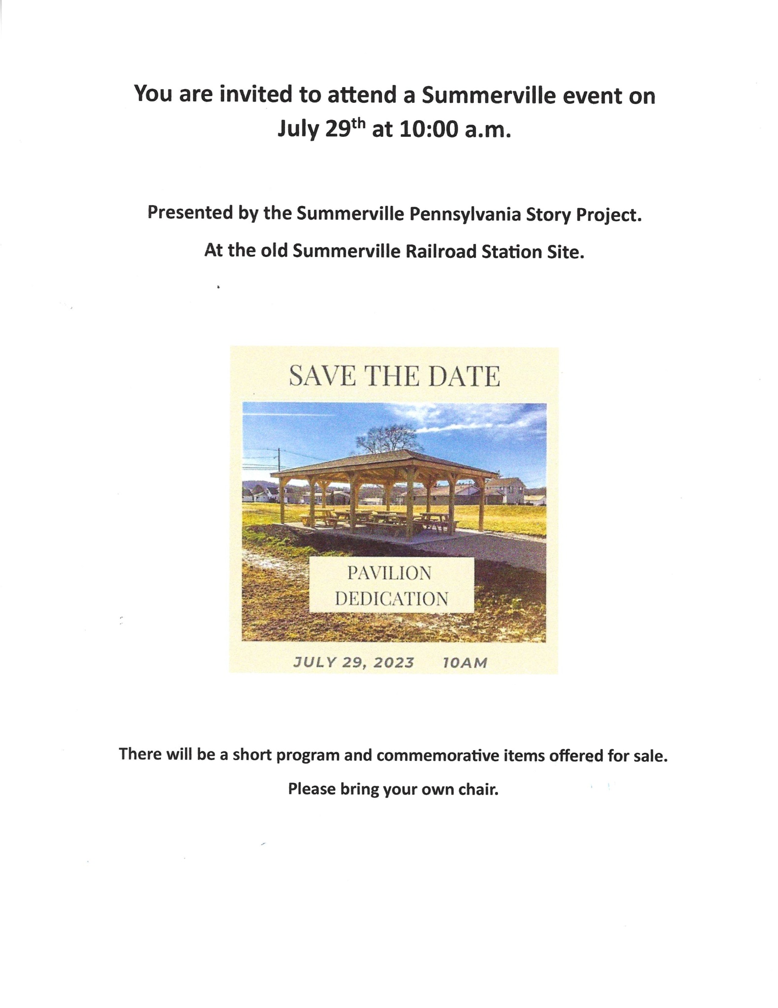 Summerville Park and Caboose Dedication | Jefferson County History Center