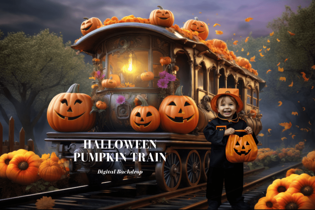 Halloween Pumpkin Train png | Jefferson County History Center